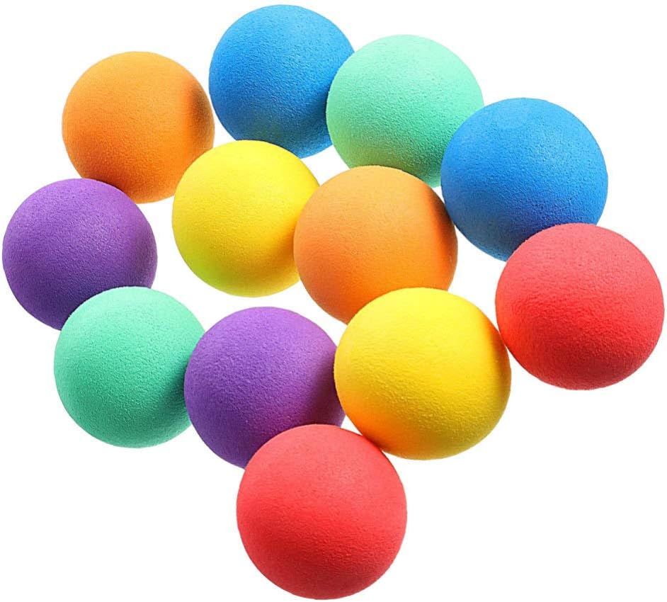 TOYANDONA 24pcs Sponge Balls EVA Sponge Ball Stress Balls Kids Foam ...