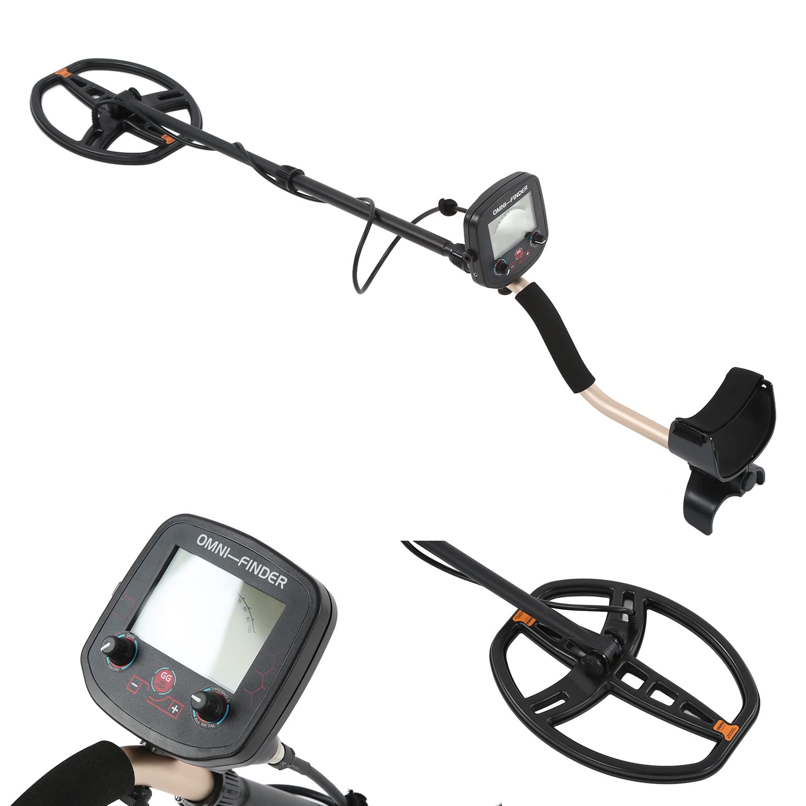 迅速な対応で商品をお届け致します Metal Scanner, Treasure Finder Gold Detector High ...