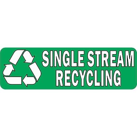 Amazon.com: StickerTalk Paper Only Recycling Vinyl Sticker, 5 inches by ...