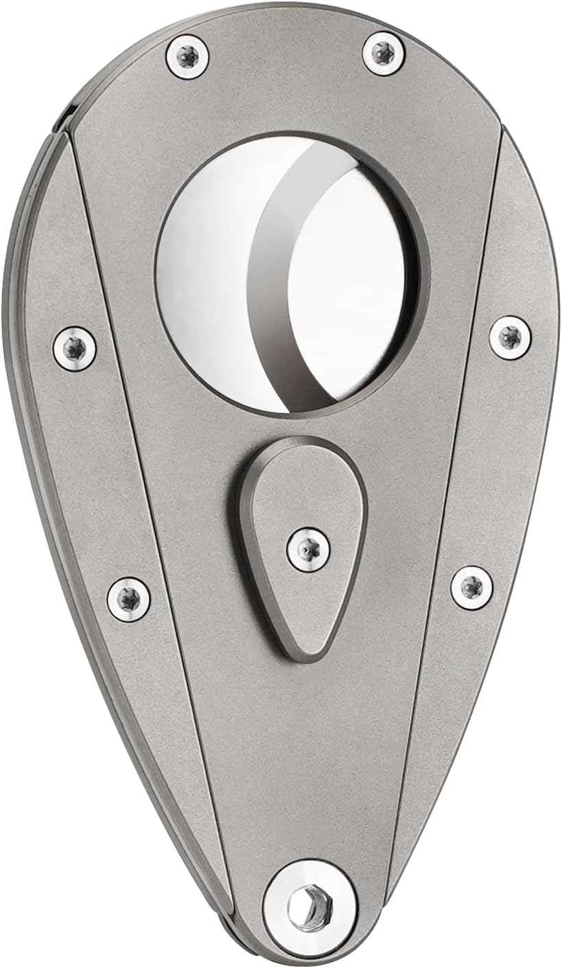Titanium Cutter, Heavy Duty Double Edged V-Cut Guillotine Cutter for ...