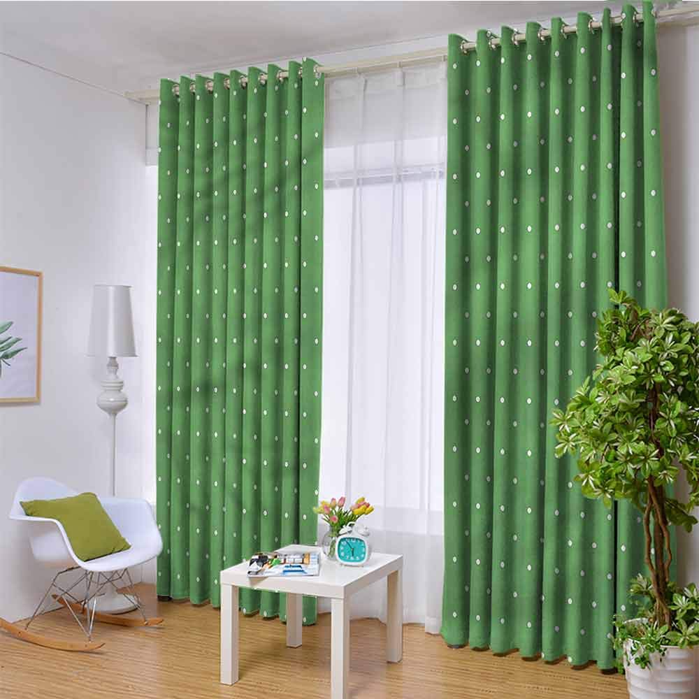 Buy Andrea Sam Backdrop Curtain Green,60s Retro Vintage Dots,W104 by ...