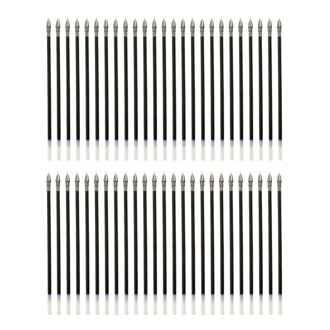 Pentonic 0.7mm Ball Pen Refill Box Pack | Black Ink | Set of 10 x 5 ...