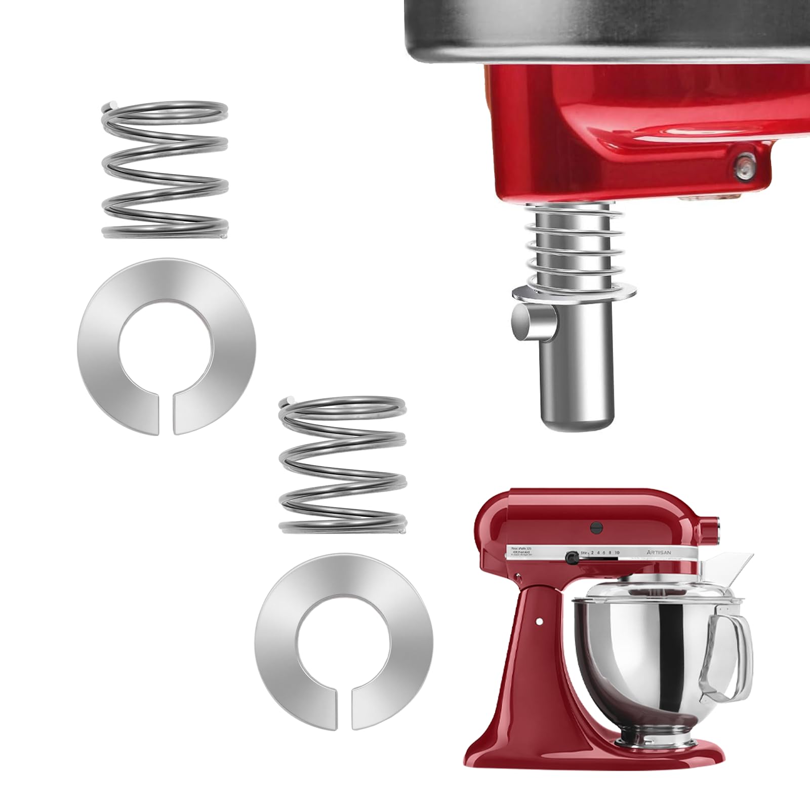 Amazon.com: Stainless Steel Spring and Washer Fit Compatible with ...