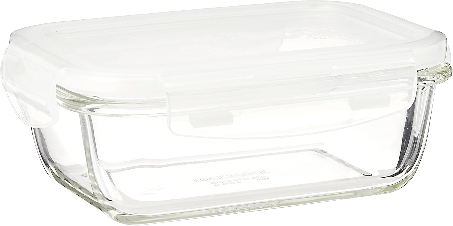 LocknLock Clear Rectangular Container Transparent, 430ml, LLG424 ...