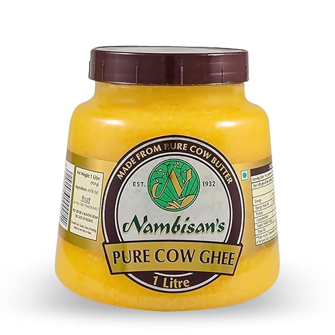 Nambisan's Pure Cow Ghee 1 Liter : Amazon.in: Grocery & Gourmet Foods