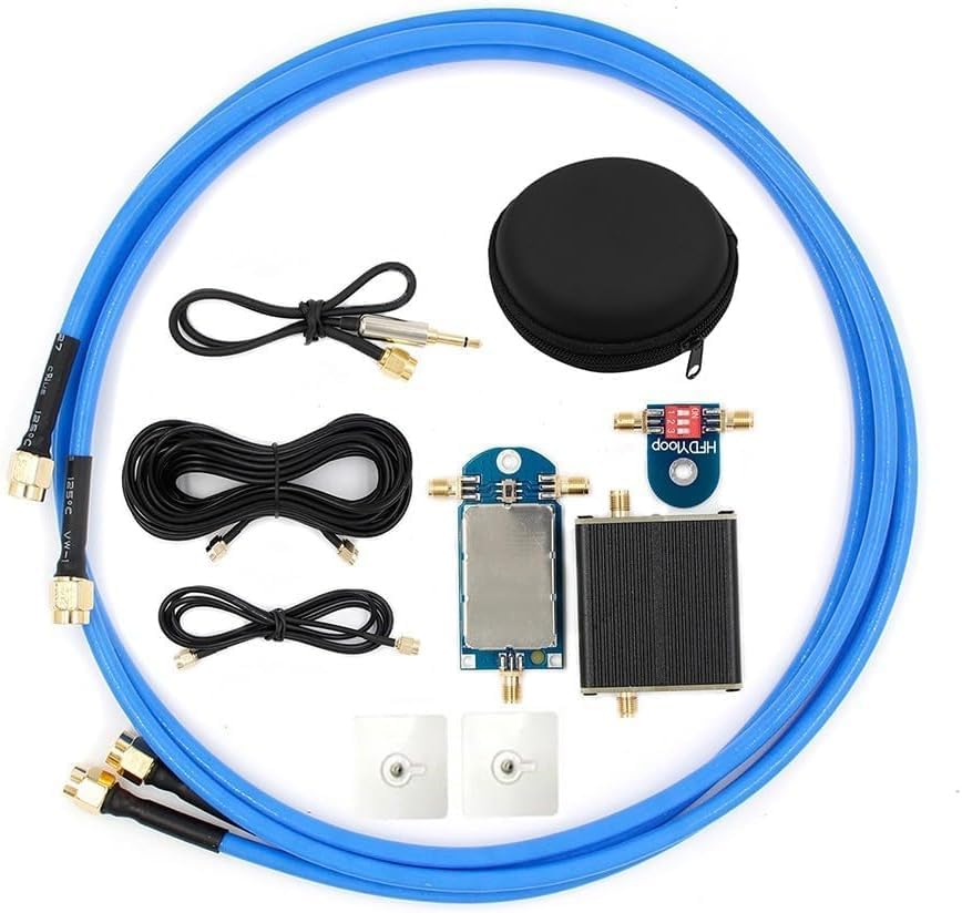 Portable Active Loop Antenna, GOOZEEZOO HFDY Shortwave Antenna 50KHz ...