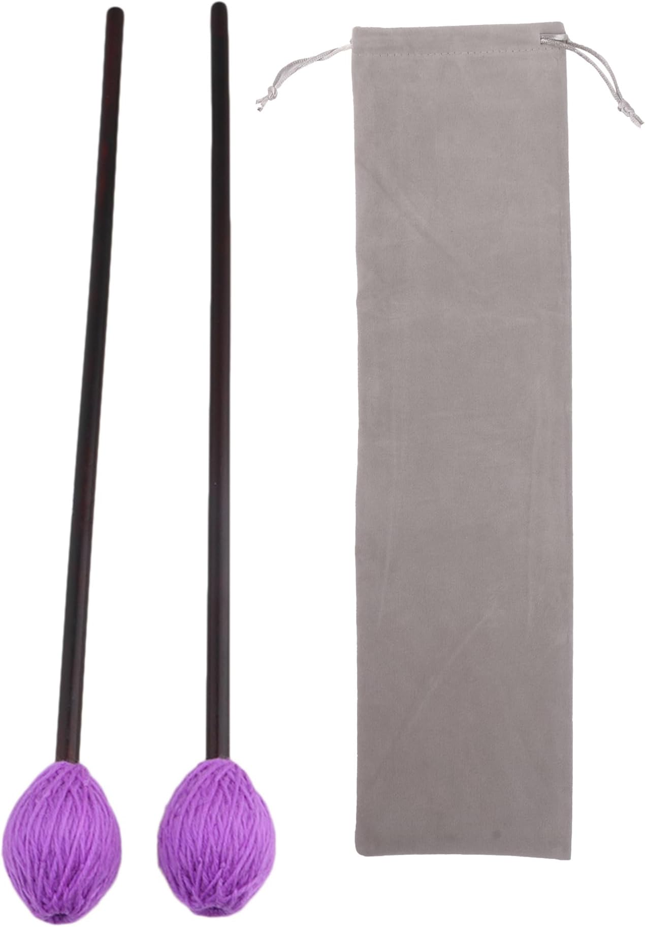 Amazon.com: Vankcp 2 Pair Marimba Mallets Medium Blue Hard Yarn Head ...