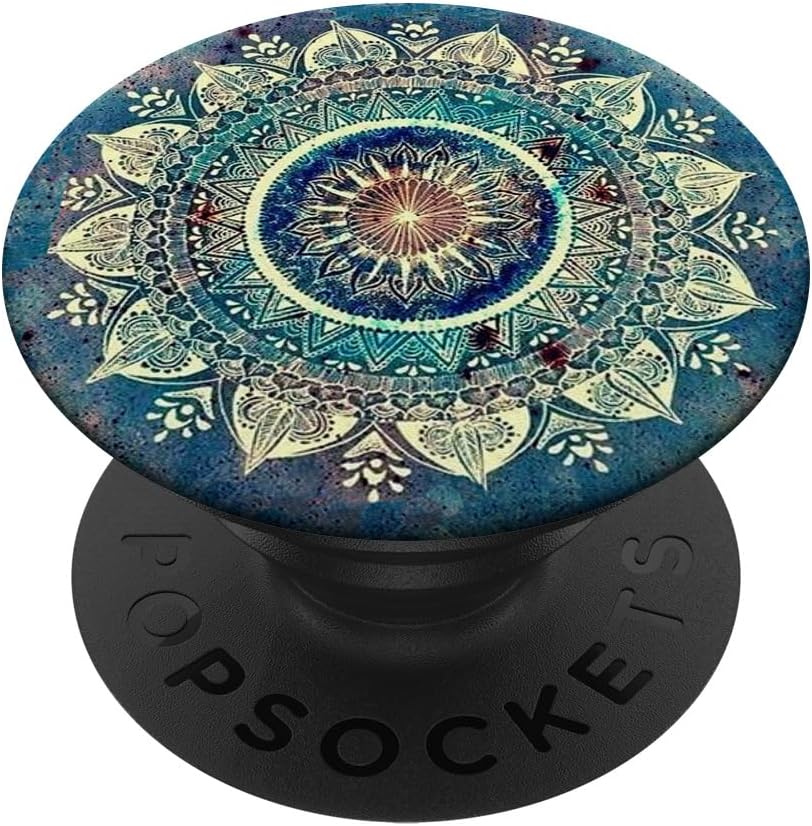 Amazon.com: Blue Mandala Pop Mount Socket Cute Divine Stars Mandala ...