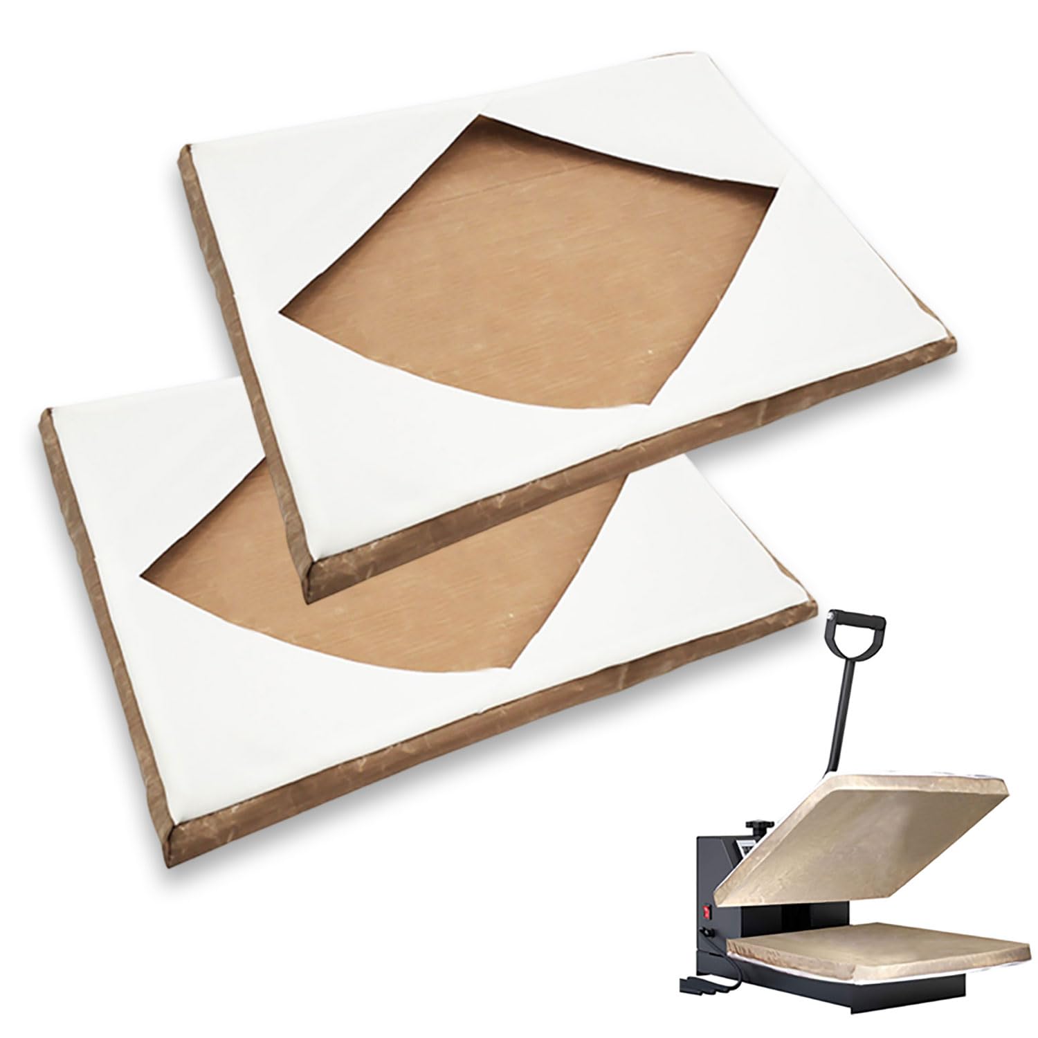 Amazon.com: Set of 2 Heat Press Platen Wrap Cover, Non-stick High ...