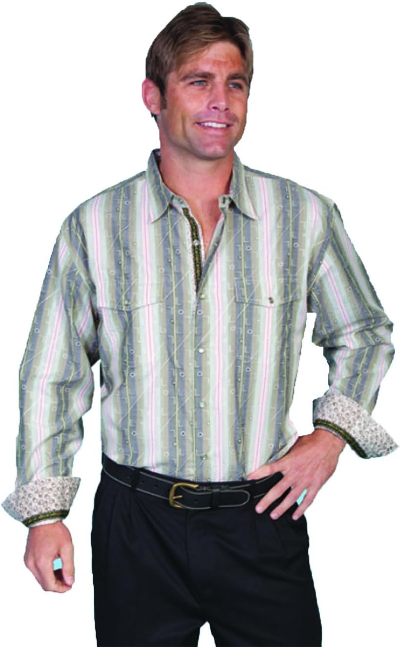 Amazon.com: Scully Signature Collection Men's Shirt Green : Clothing ...