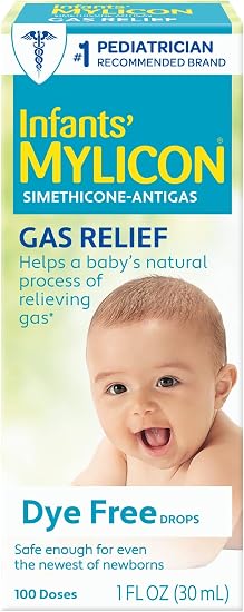 Amazon.com: MYLICON Gas Relief Drops for Infants and Babies, Dye Free ...