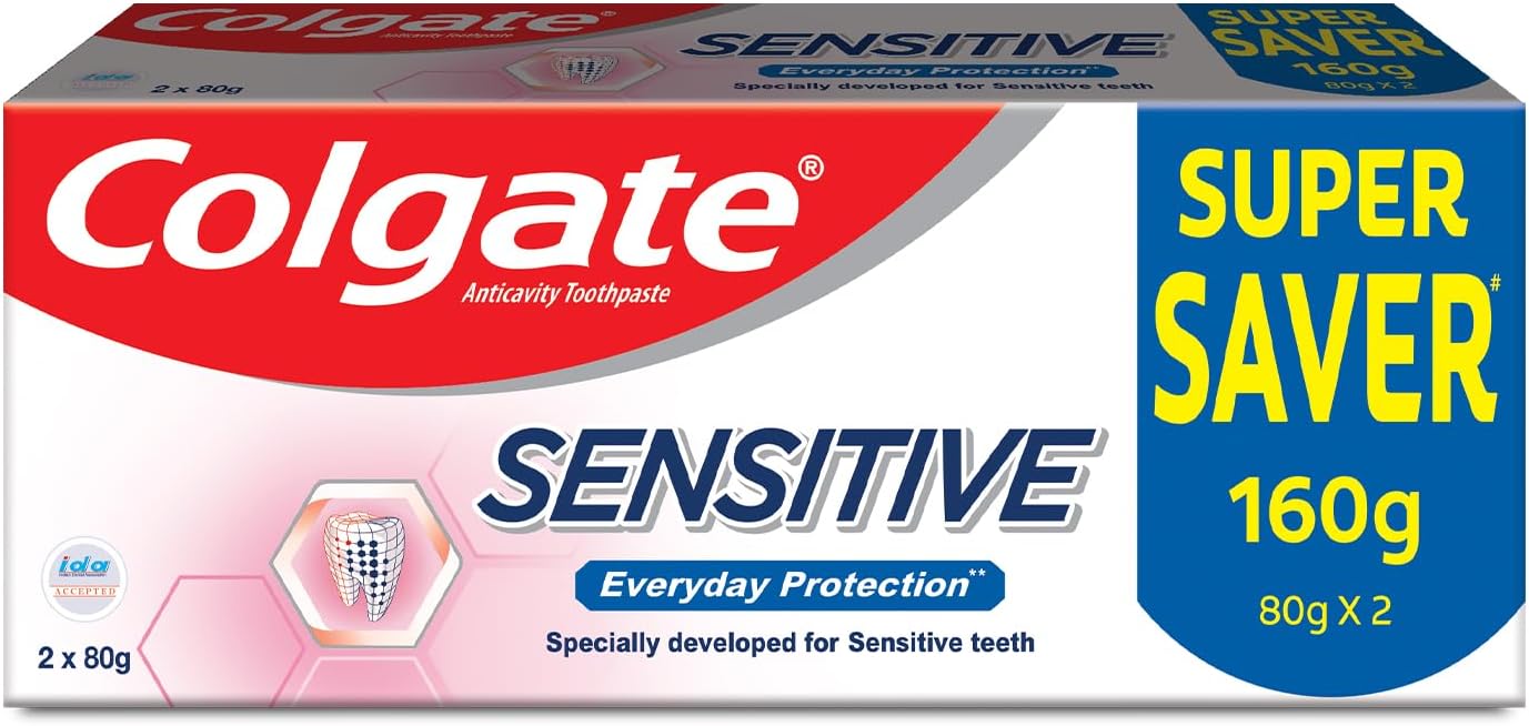 Amazon.com : Colgate Sensitive Everyday Protection Toothpaste, Combo ...