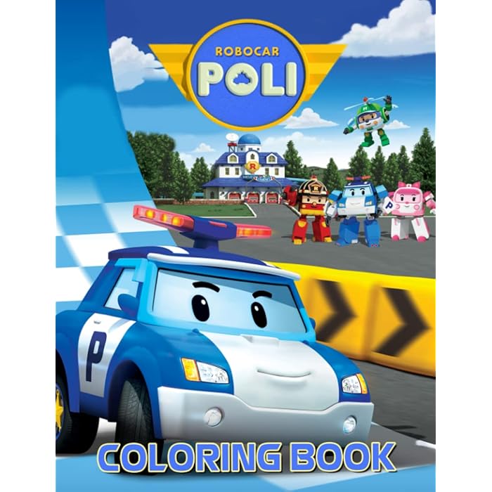 Buy Robòcar Poli Coloring Book: All Your Favorite Ròbocar Poli ...