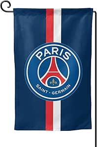 Amazon.com : Psg Logo Garden Flag Double Sided Banners For Outdoor ...