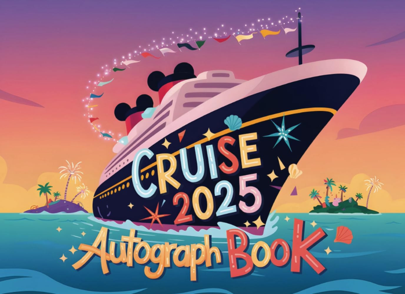 Cruise Autograph Book 2025: Magical Memory Book for Kids – Collect ...