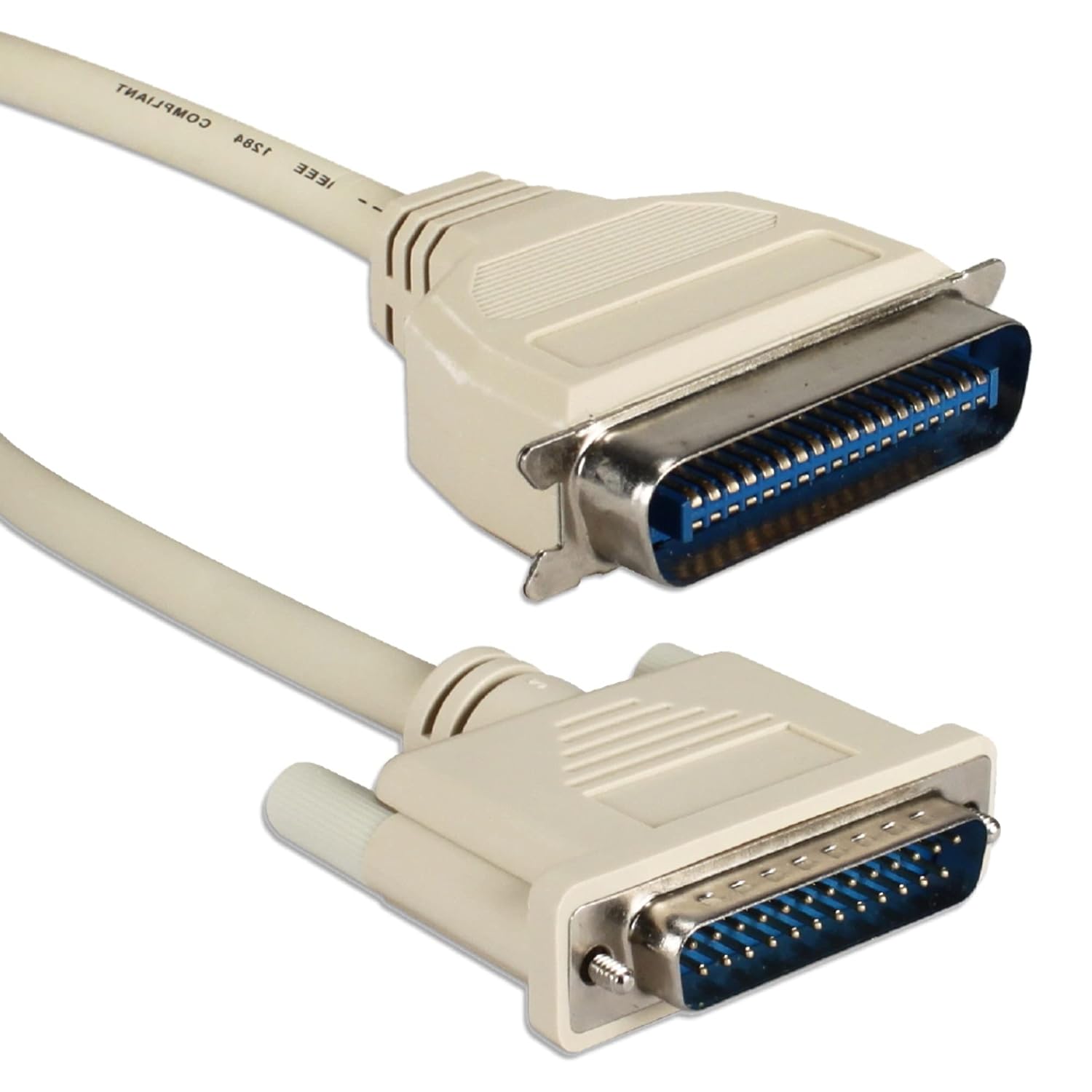 QVS 3ft Parallel IEEE1284 Bi-Directional Printer Cable : Amazon.in ...