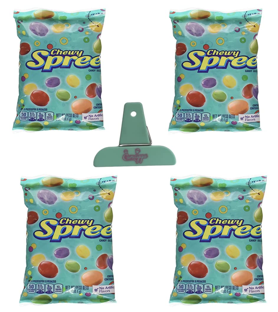 Wonka Chewy Spree – Caramelo con sabor a frutas, 7 onzas con exclusivo ...