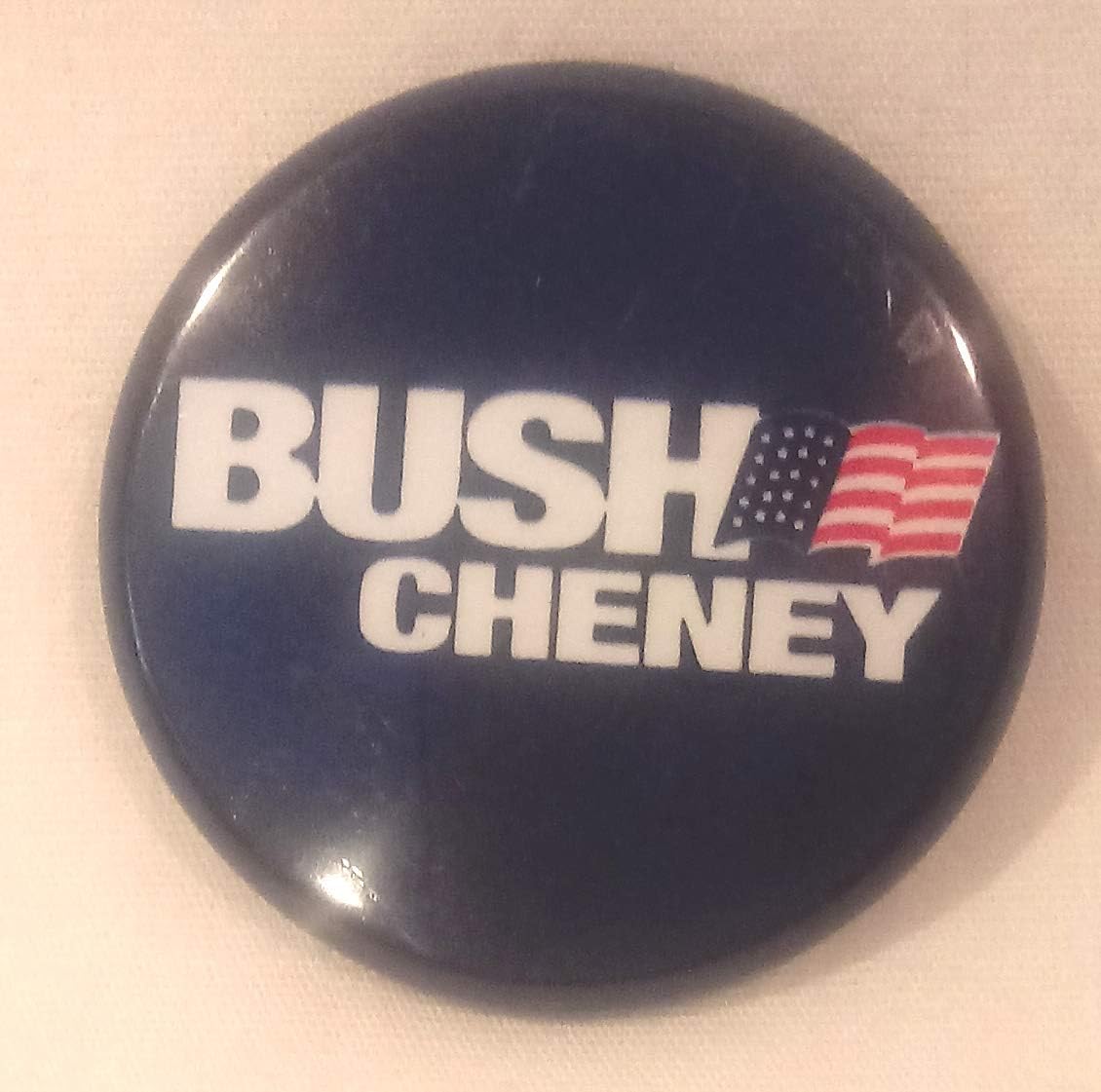 Amazon.com: Bush Cheney 2004 Campaign Button 1-1/4", Small Original ...