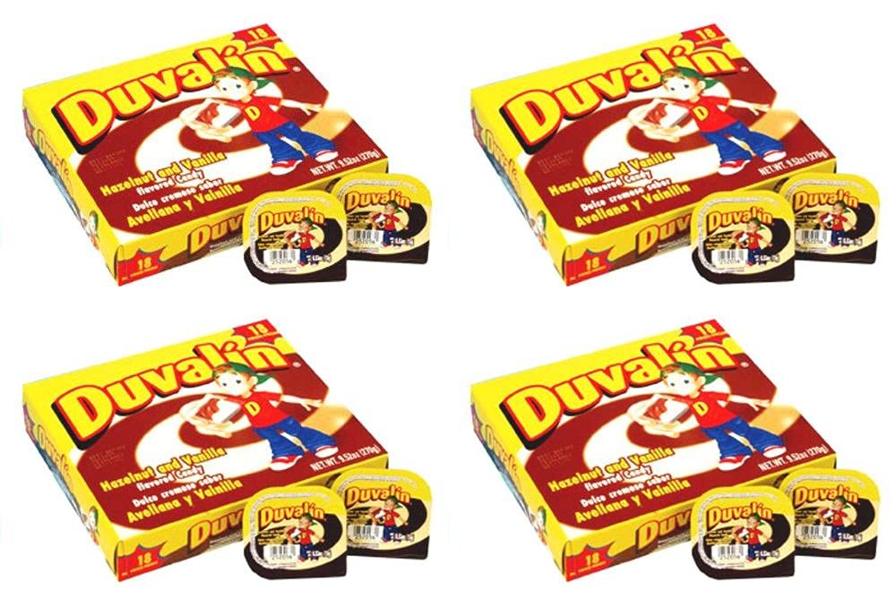 Amazon.com: Duvalin Hazelnut Vanilla, 18-Count Set of 4