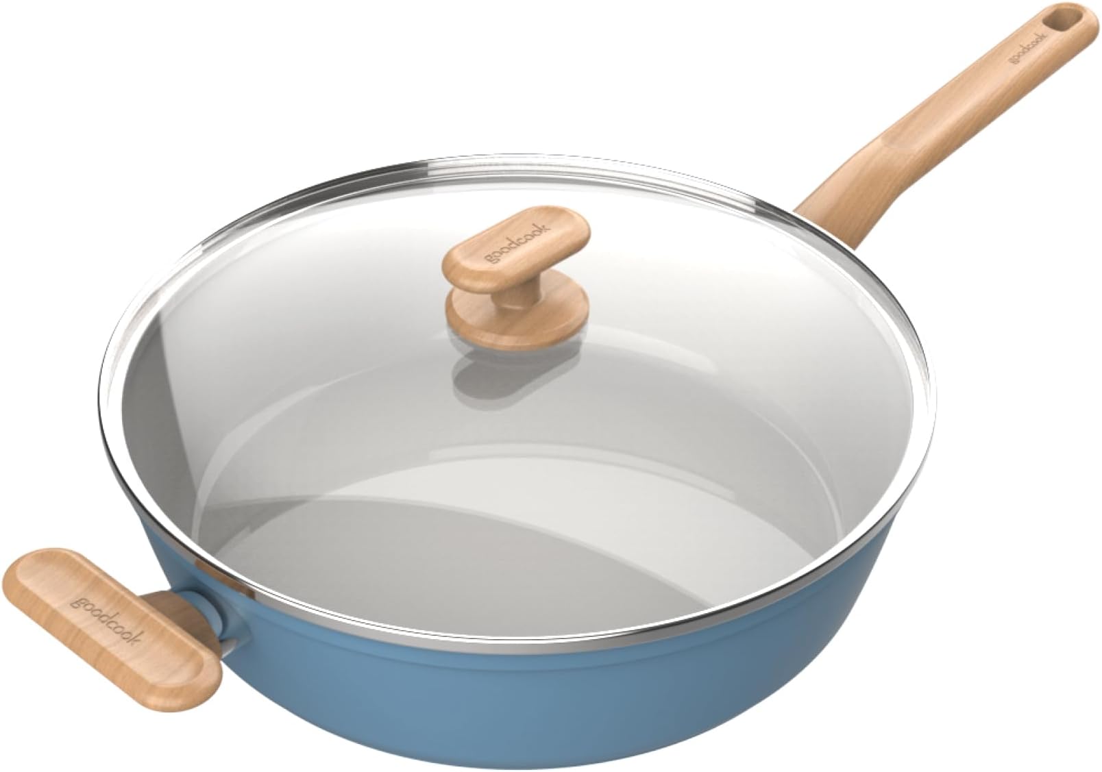 Amazon.com: GoodCook Healthy Ceramic Titanium-Infused 11” Jumbo Cooker ...