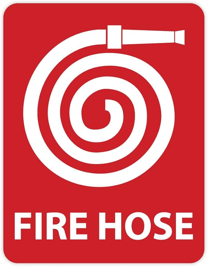 Amazon.com: FIRE HOSE sticker decal 4" x 5" : Sports & Outdoors