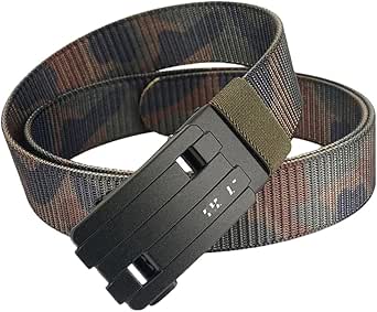 Men's Outdoor Hunting Tactical Belt Male Military Metal Buckle Canvas ...