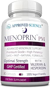 Amazon.com: Approved Science Menoprin PM - Valerian Root, Magnesium ...
