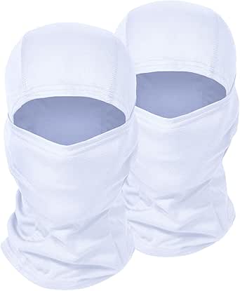 LUHOHI 2PCS White Sheisty Football Ski Mask, Baklava Shisty Full Face ...