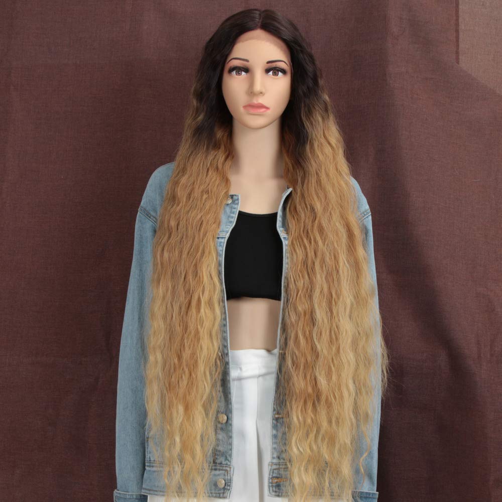 Style Icon Wigs 40"Super Long Wavy Lace Front Hair Wigs For Women Hair ...