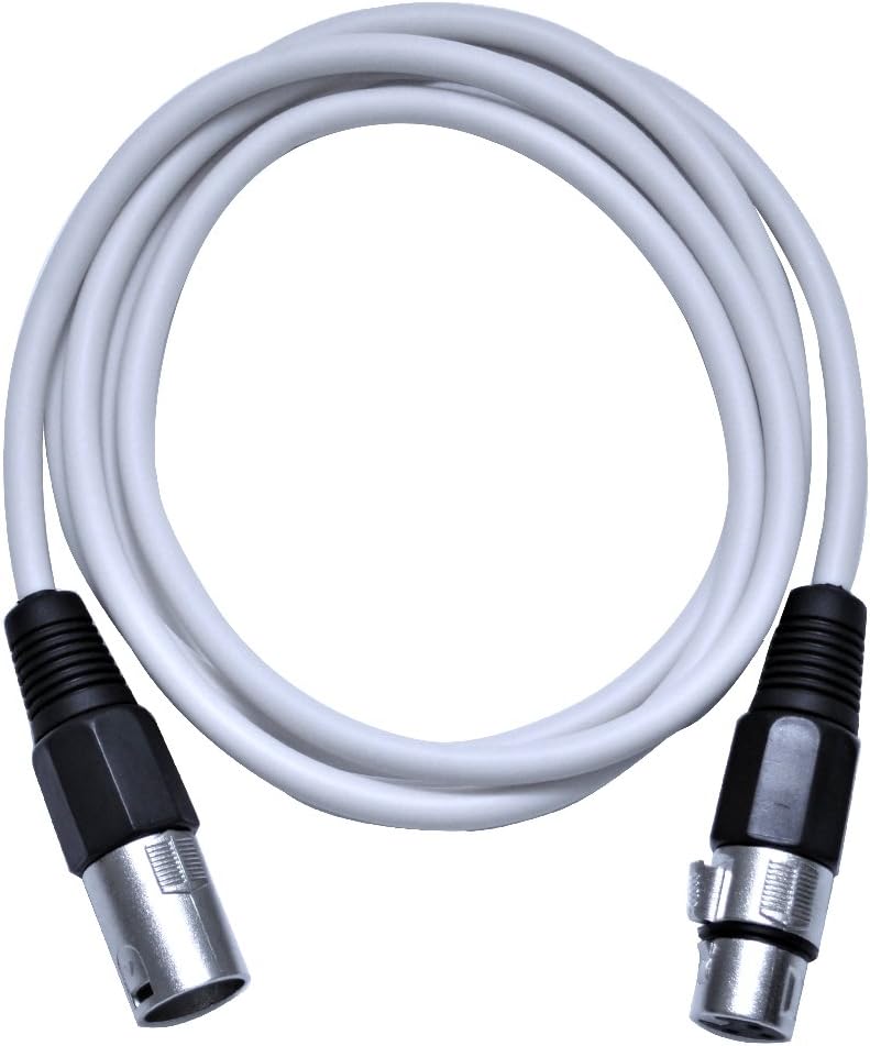Amazon.com: Seismic Audio Premium 6 Foot Yellow XLR Patch Cable 3 Pin ...