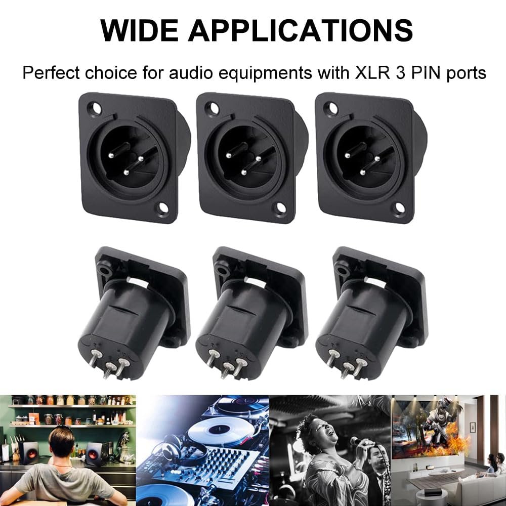 RapcoHorizon Connector A XLR Male Pro Audio Single Cables 3 Pin Xlr ...