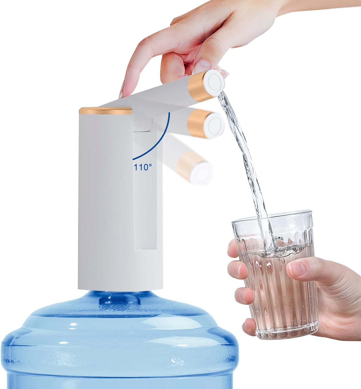 5 Gallon Electric Water Dispenser Pump,Rechargeable Water Dispenser for ...