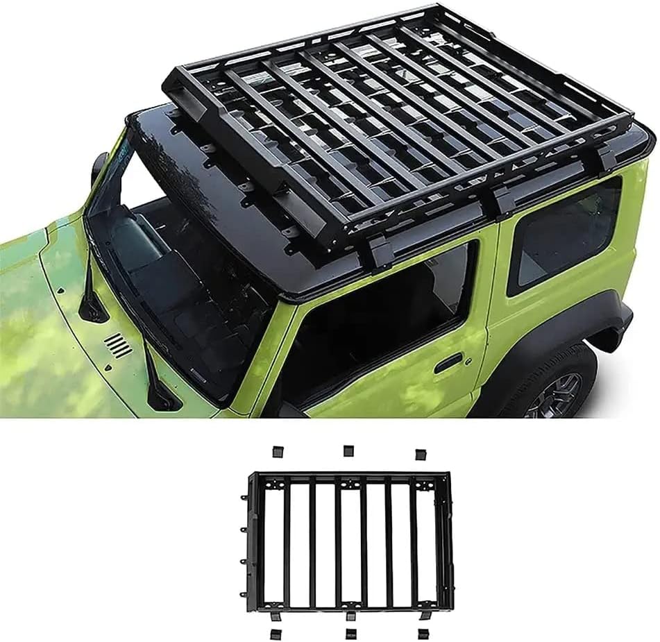 VTDOUQ Car Steel Roof Rack Basket Tray, For Suzuki Jimny 2019 2020 ...