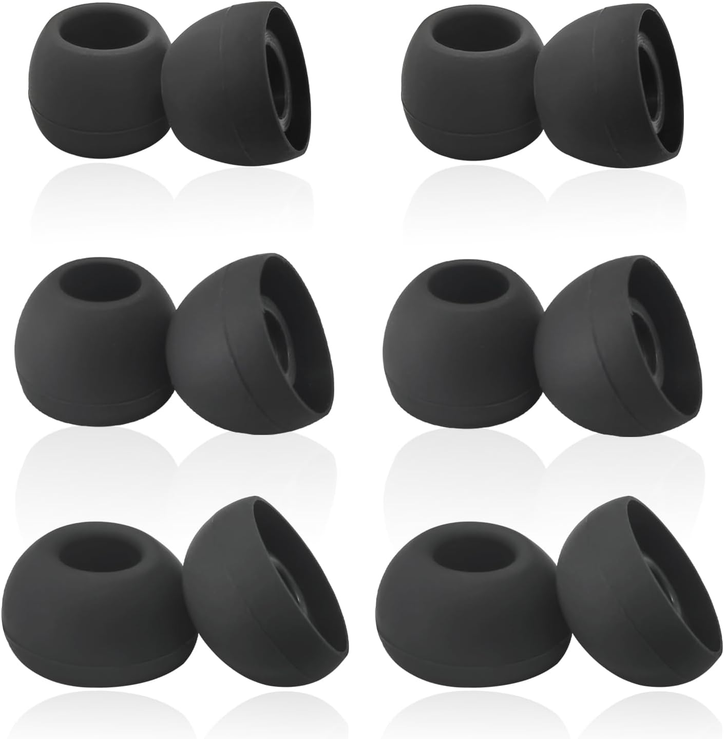 Amazon.com: Luckvan Silicone Earbuds Tips Replacement for True Wireless ...