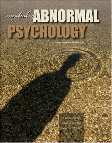 Amazon.com: Essentials of Abnormal Psychology - First Canadian Edition ...