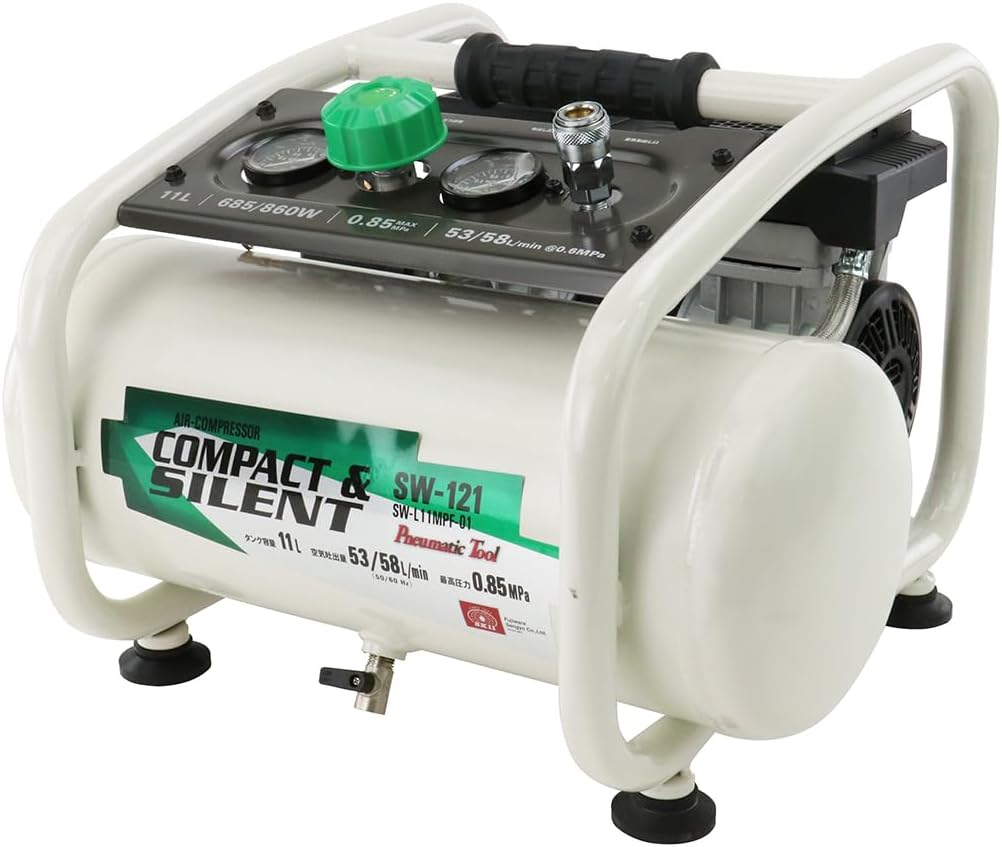 Amazon | SK11(エスケー11) オイルレス エアーコンプレッサー SR-102 タンク容量 30L SR-L30MPT-01 | エアコンプレッサー