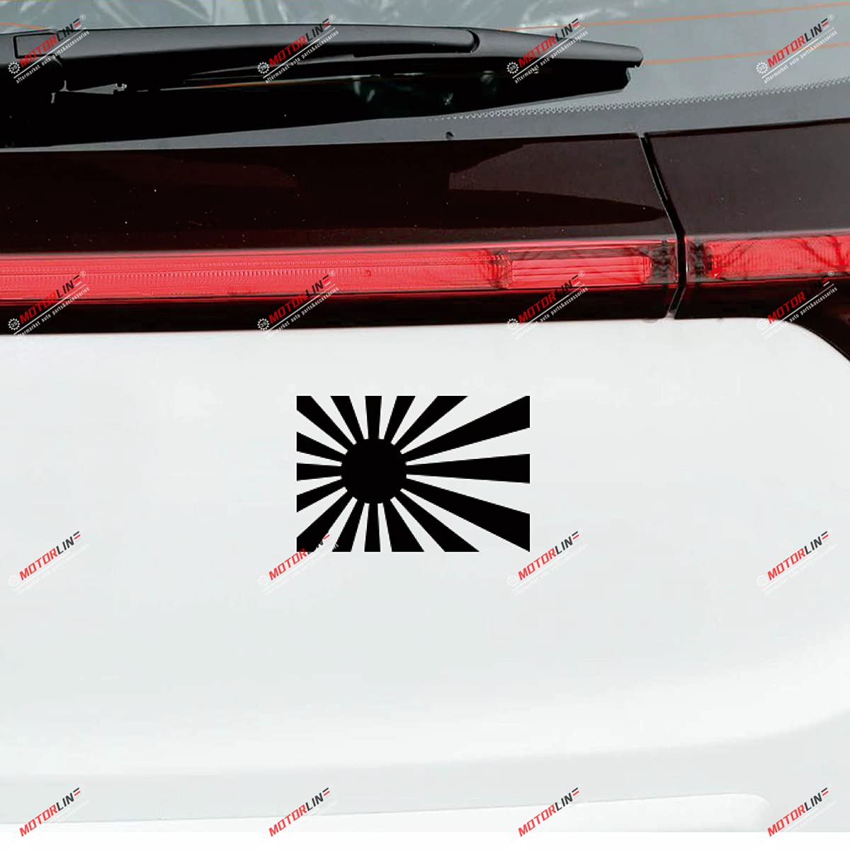Snowmobile Decals & Stickers Japanese Rising Sun Flag Sticker Set – 6 ...