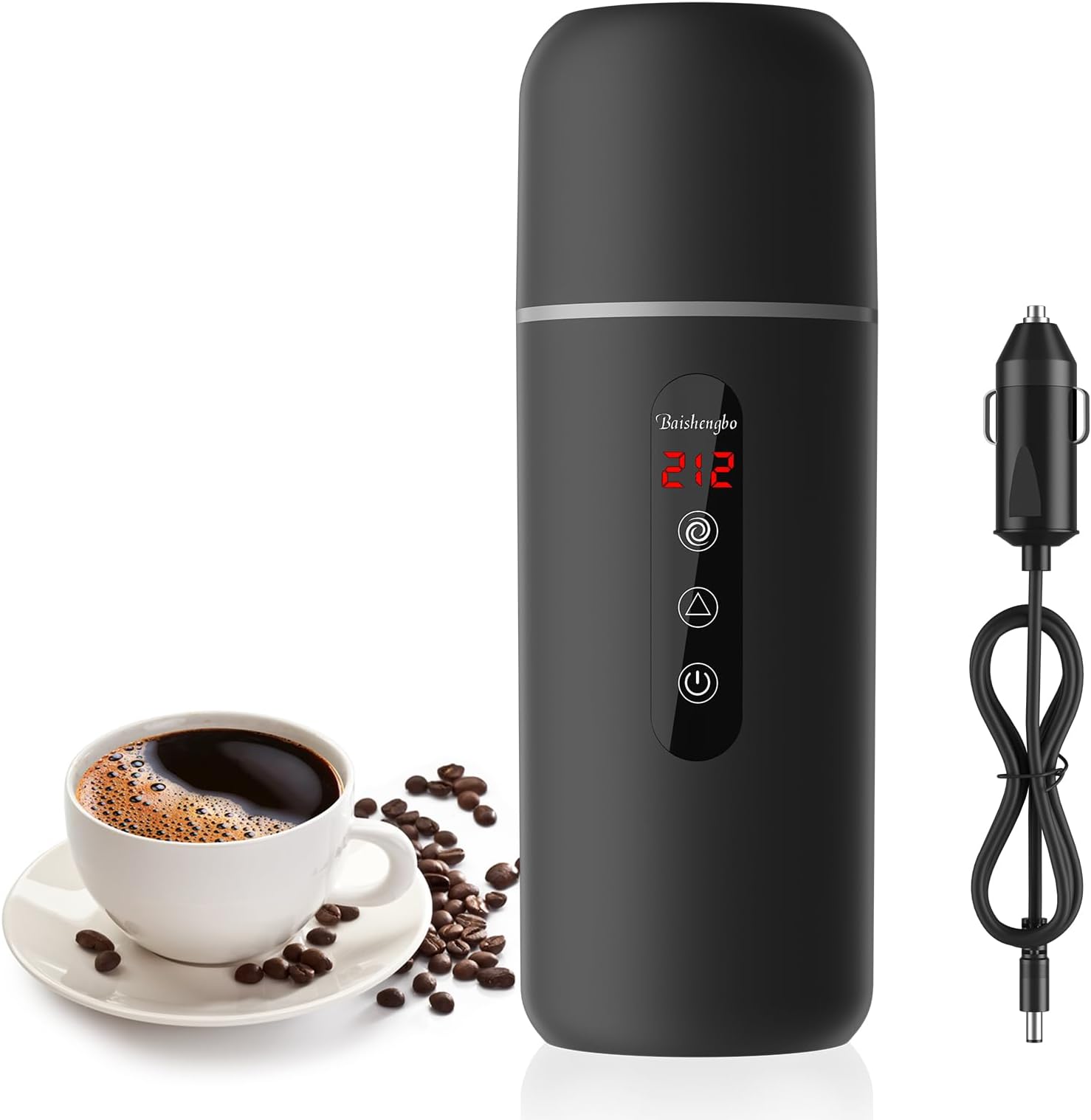 Amazon.com: Car Electric Kettle: 12V/24V Portable Water Boiler Heated ...