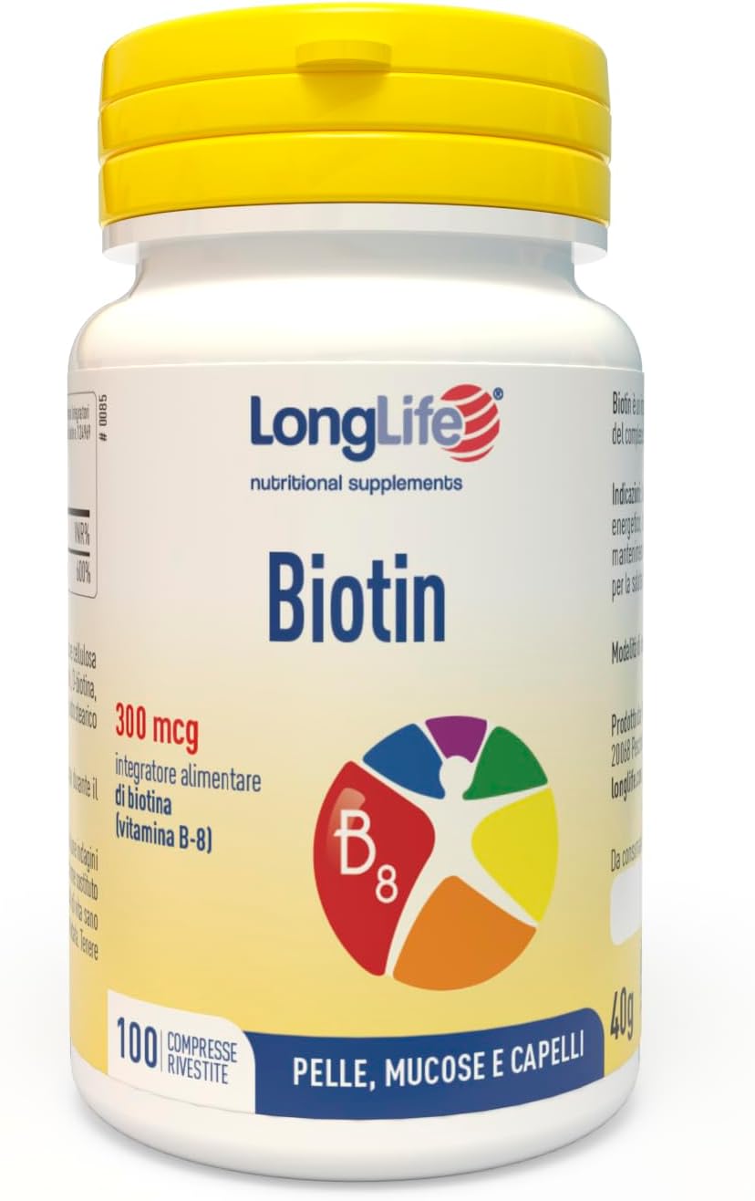 LongLife® Biotin 300 | Integratore di biotina a dosaggio ottimale ...