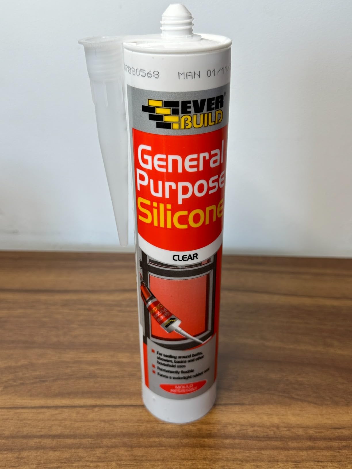 Everbuild General Purpose Silicone Sealant – Waterproof – Suitable for ...