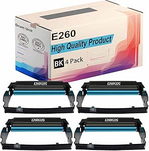 Amazon.com: POOPE E260 Drum Unit Compatible for Lexmark E260 E260D ...