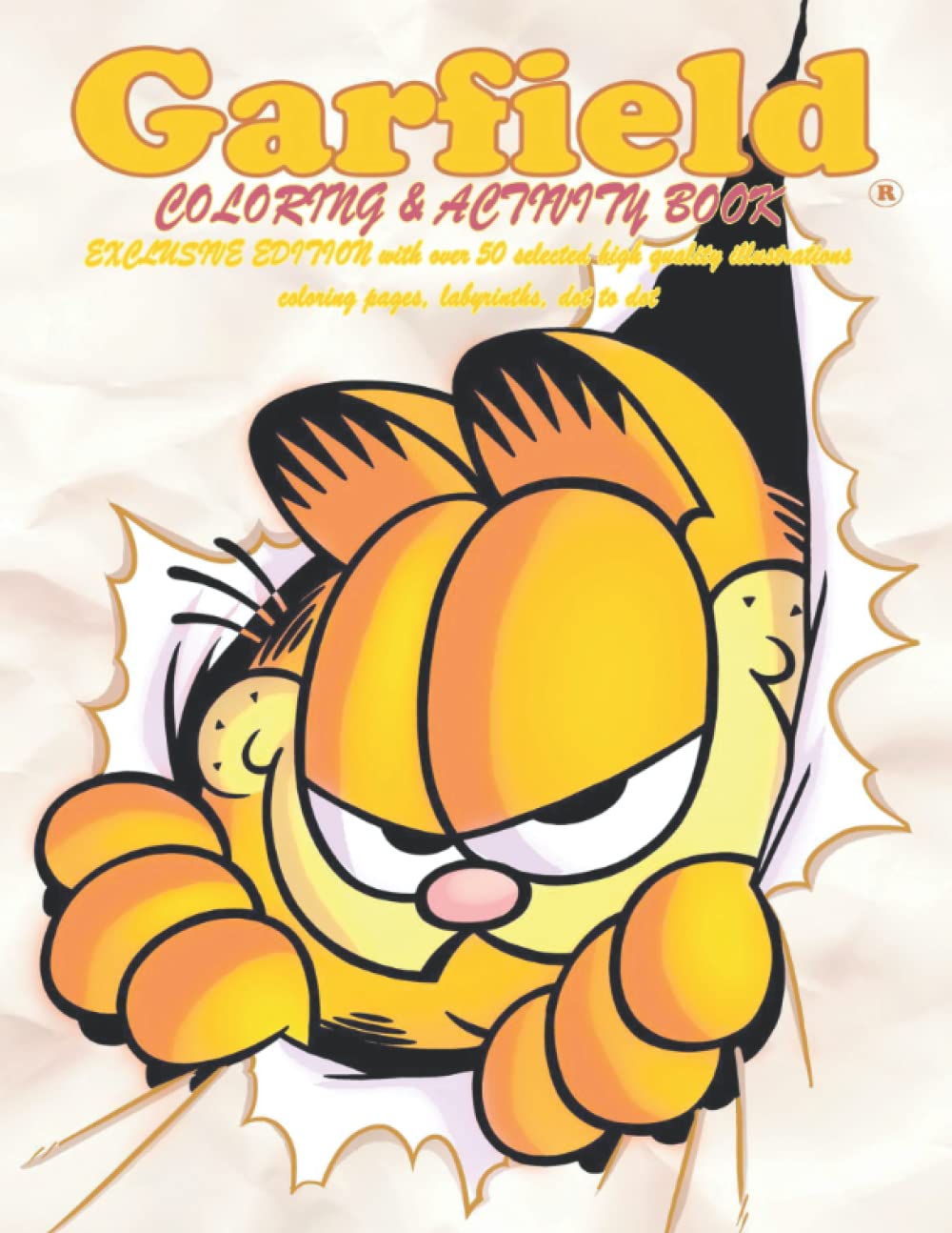 Buy Garfield: COLORING & ACTIVITY BOOK: EXCLUSIVE EDITION with over 50 ...