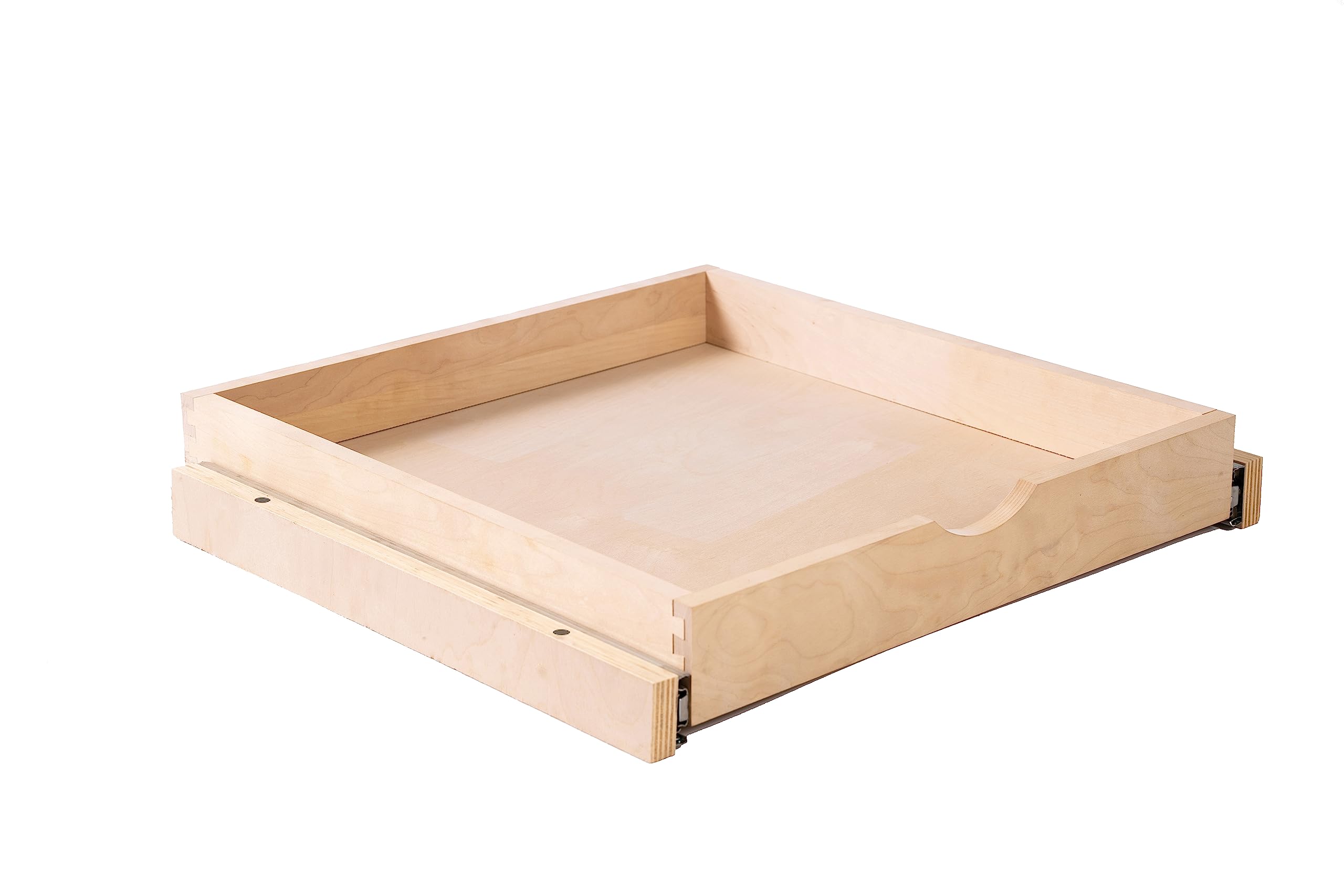 Amazon.com: Couver Pull Out Tray Bottom Mount Side Mount Birch Cabinet ...