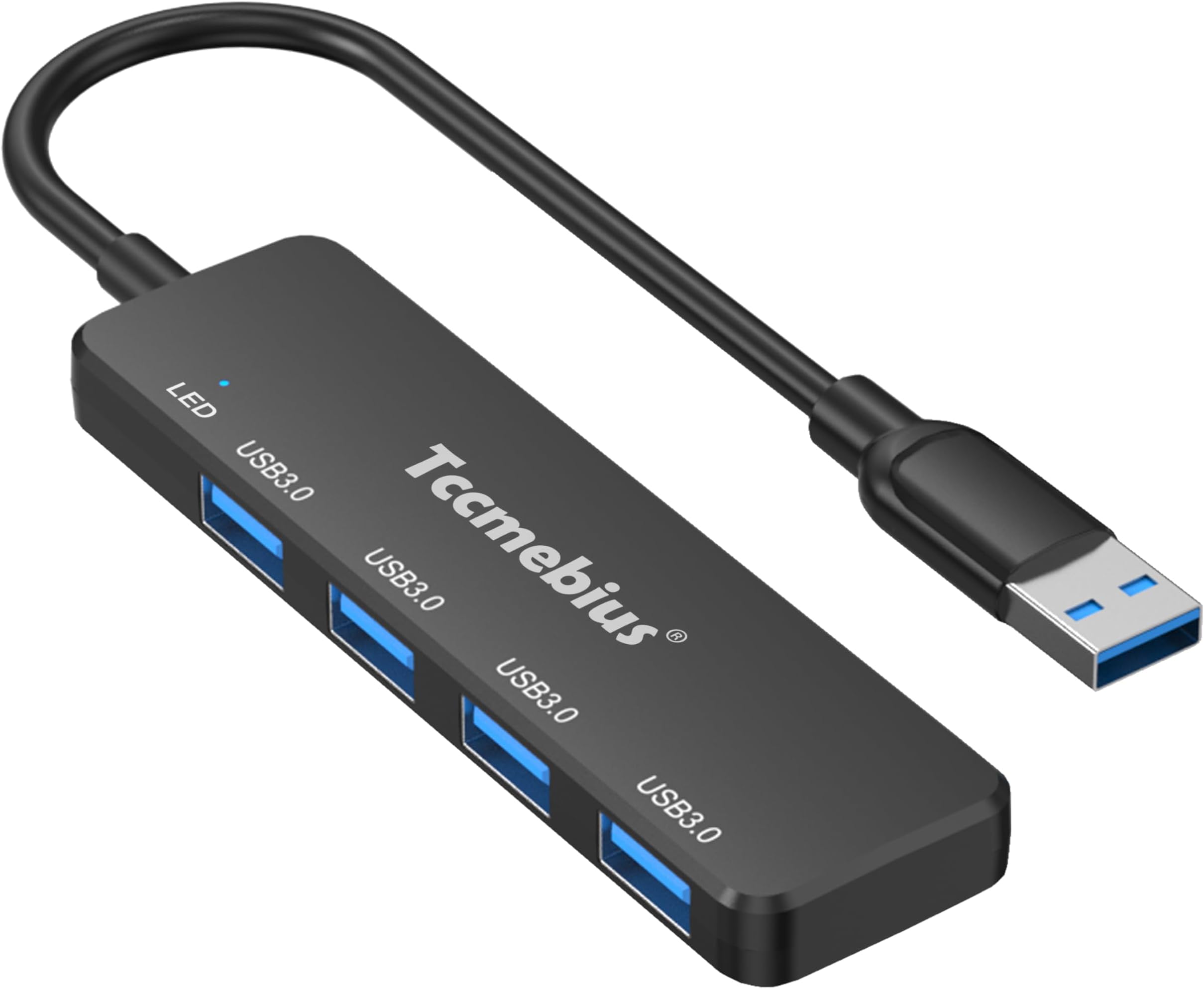 UGREEN USB Hub 3.0, USB Splitter 4 Port Ultra Slim with 5Gbps Data ...