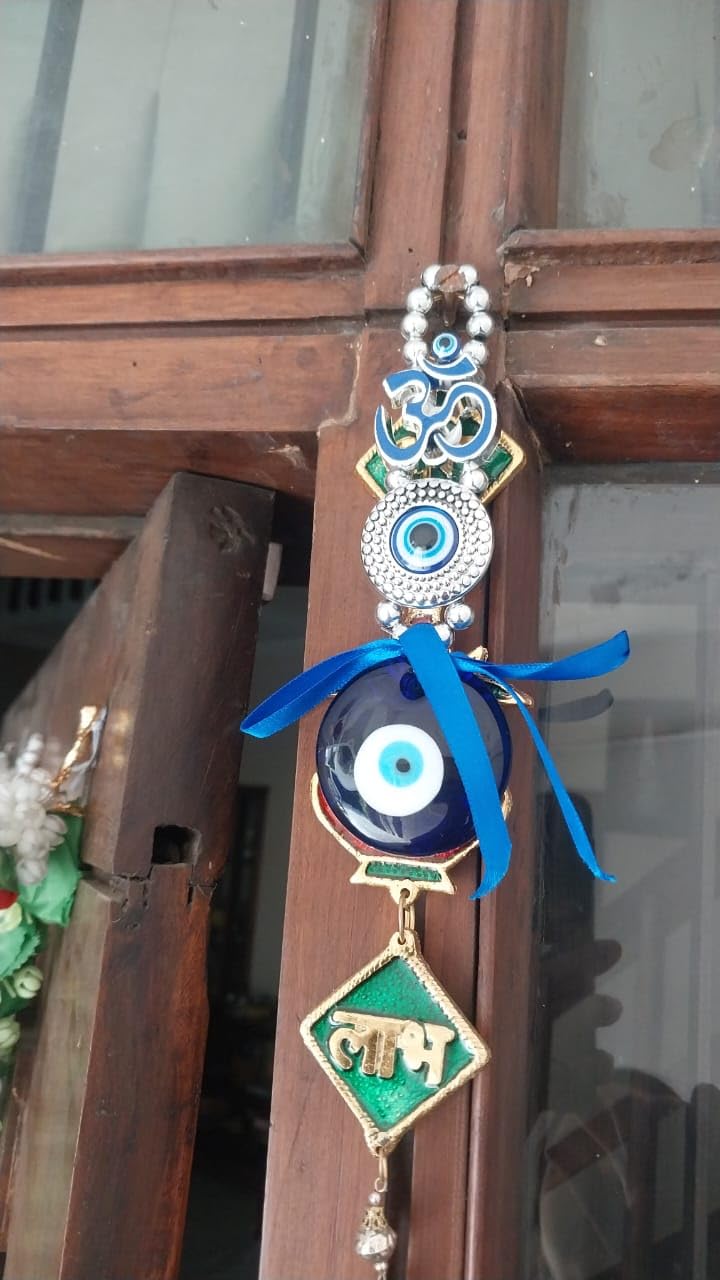 Buy MOOZ Metal Evil Eye Hanging For Home, Evil Eye For Home Decor, Wall ...