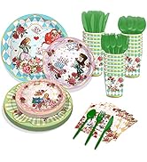 Amazon.com: CC HOME 25CT Tea Party Photo Booth Props,Floral Party ...