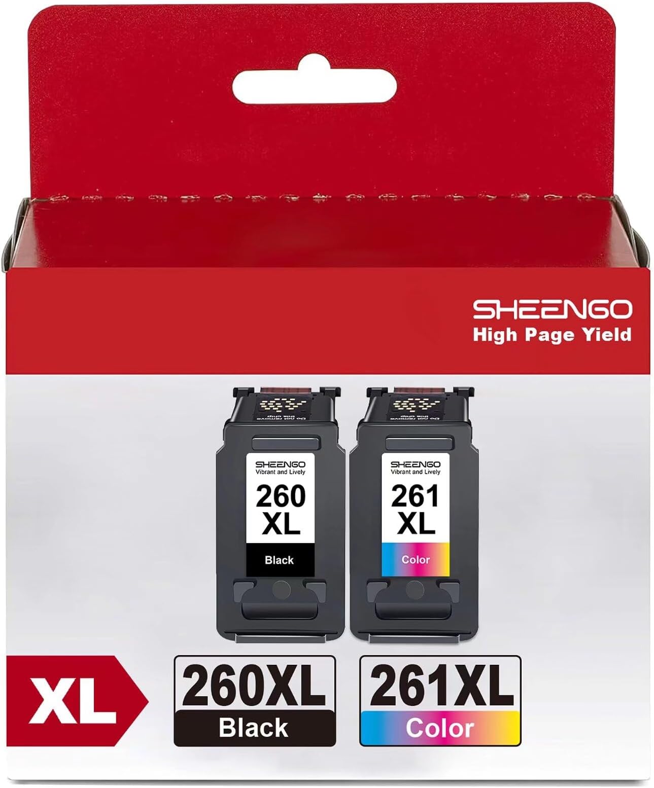 Amazon.com: Canon PG-260 XL Black Ink Cartridge + CL-261 Color Ink ...