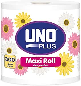 UNO Plus Maxi Roll, 300 Meters, Embossed, Pack of 1 Roll : Buy Online ...