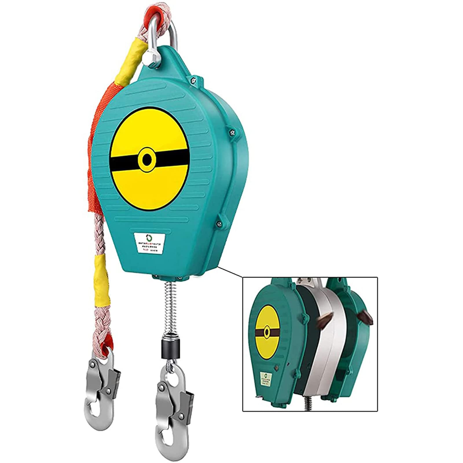 Chuyongjin Self Retracting Lifeline Fall Arrester With Steel Carabiner ...