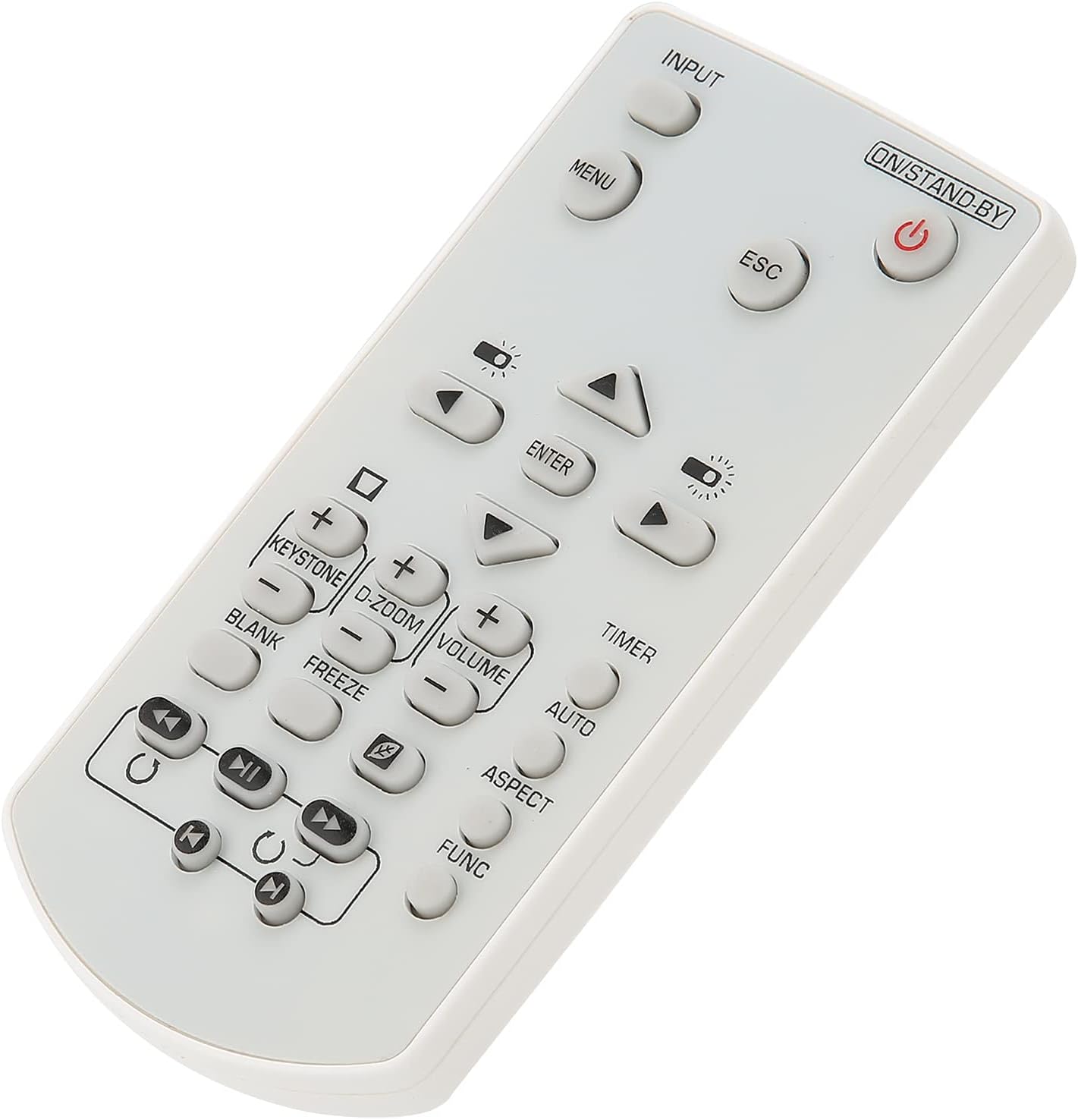 YT-141 Replacement Projector Remote Control for Casio, Compatible with ...